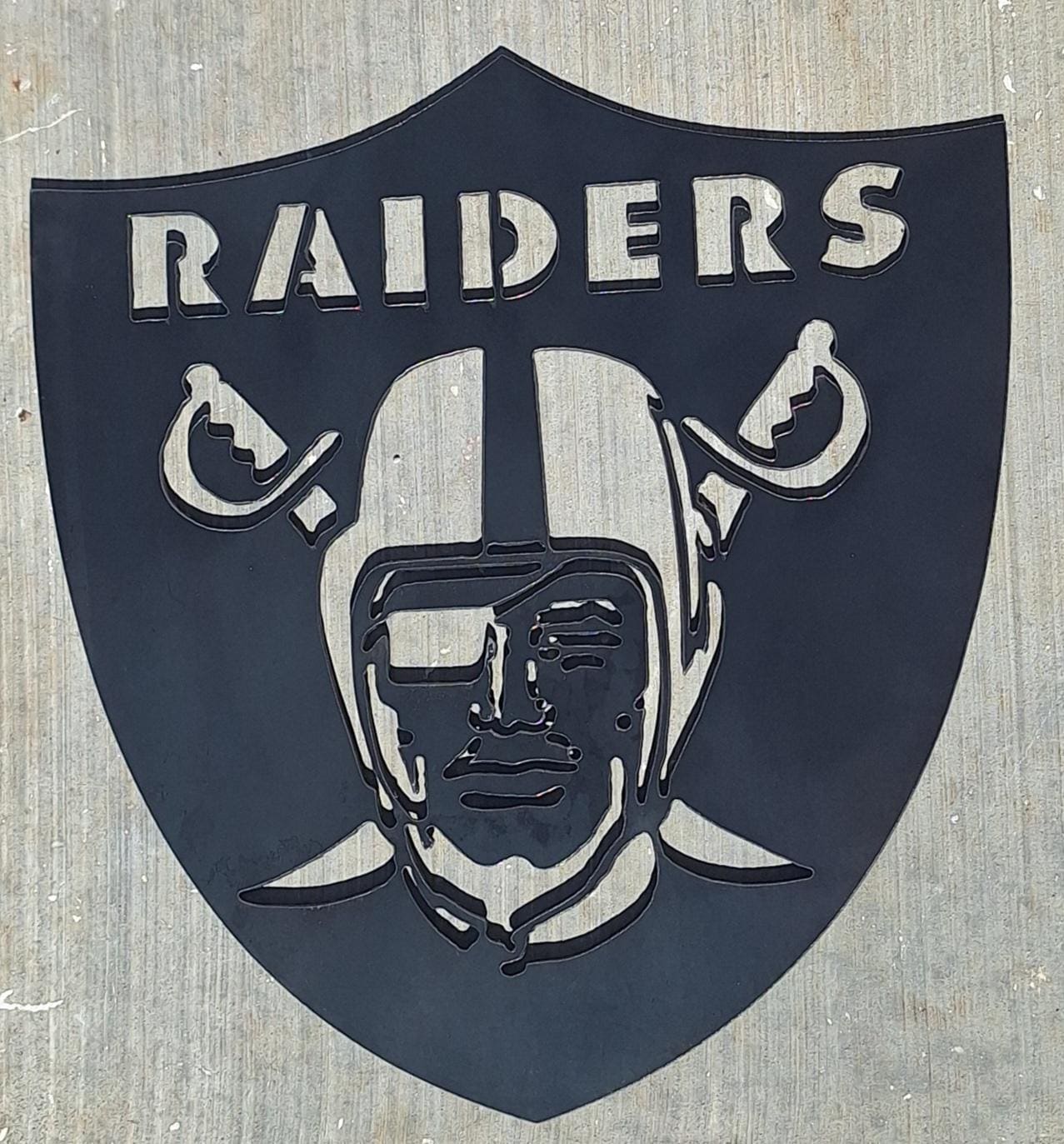 Las Vegas Raiders Metal Art Steel Sign - Etsy