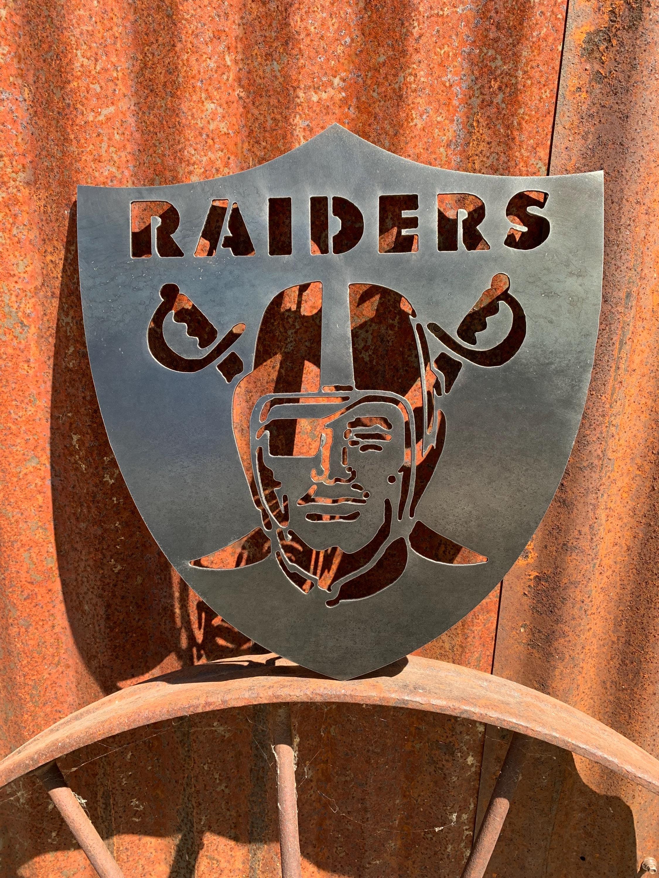 Las Vegas Raiders Metal Art Steel Sign - Etsy