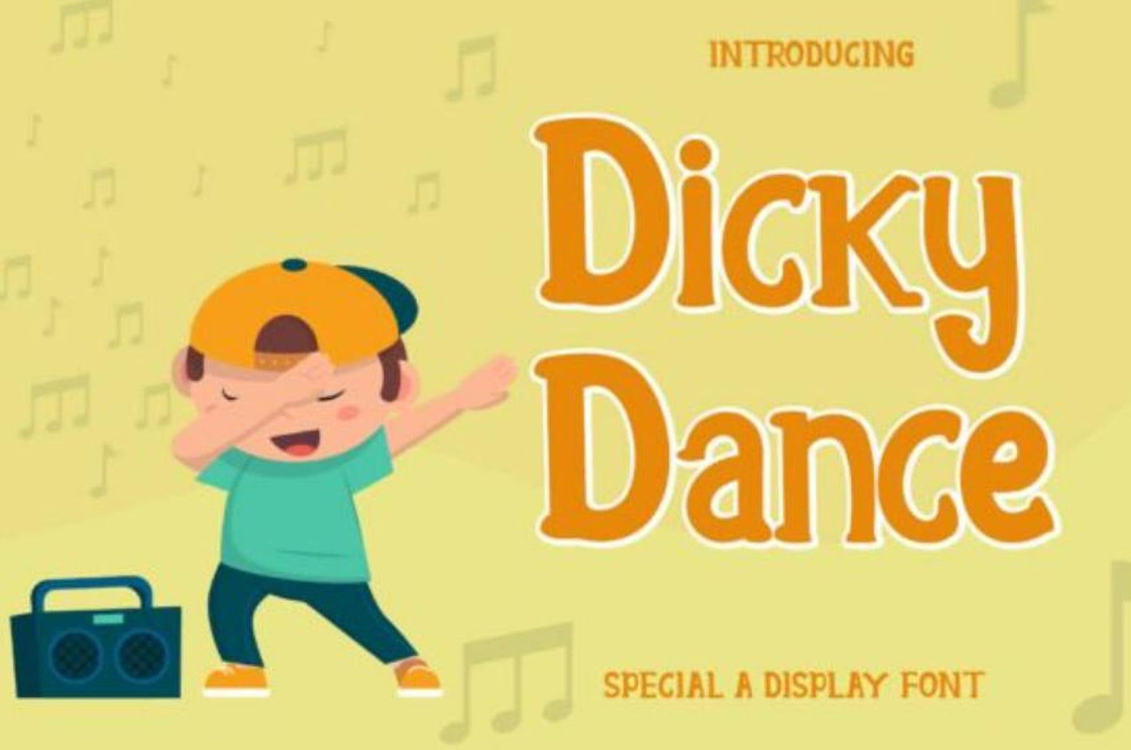 Dicky Dance Font, Cricut Font, Display Font, Fonts for Cricut, Script ...