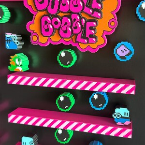 Bubble Bobble Shadow Box 3D Diorama 10.5” X 10.5” X 2.5” - Fan Art ...