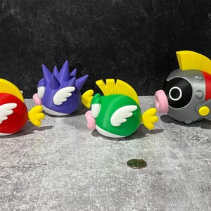 Cheep Cheep 3D Printed Figures - Collectible, Fan Art, Arcade & Gaming ...