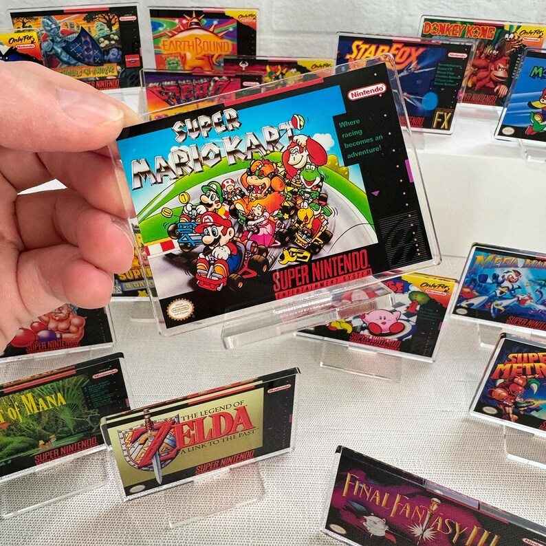 Game Box Art Displays / Super Nintendo (SNES) - Fan Art, Arcade ...