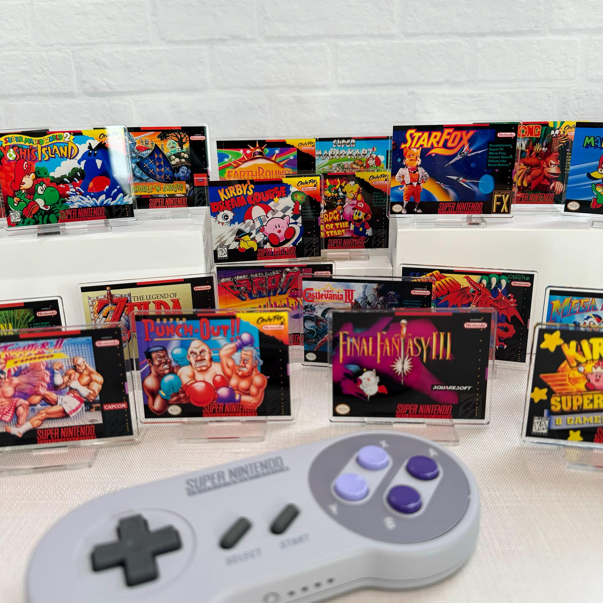 Game Box Art Displays / Super Nintendo (SNES) - Fan Art, Arcade ...