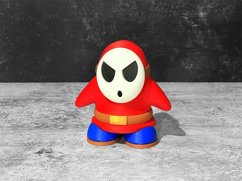 Shy Guy 3D Printed Figure - Collectible, Fan Art, Arcade & Gaming ...