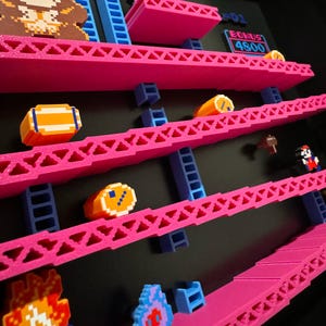 Donkey Kong Shadow Box 3D Diorama 10.5” X 10.5” X 2.5” - Fan Art ...