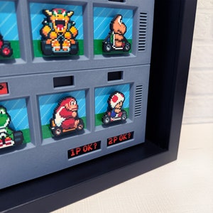 Super Mario Kart Shadow Box 3D Diorama 10.5” X 10.5” X 2.5” - Fan Art ...