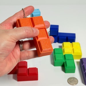 Tetris 3D Printed Clickers - Collectible, Fan Art, Mechanical, Fidget ...