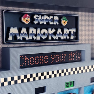 Super Mario Kart Shadow Box 3D Diorama 10.5” X 10.5” X 2.5” - Fan Art ...
