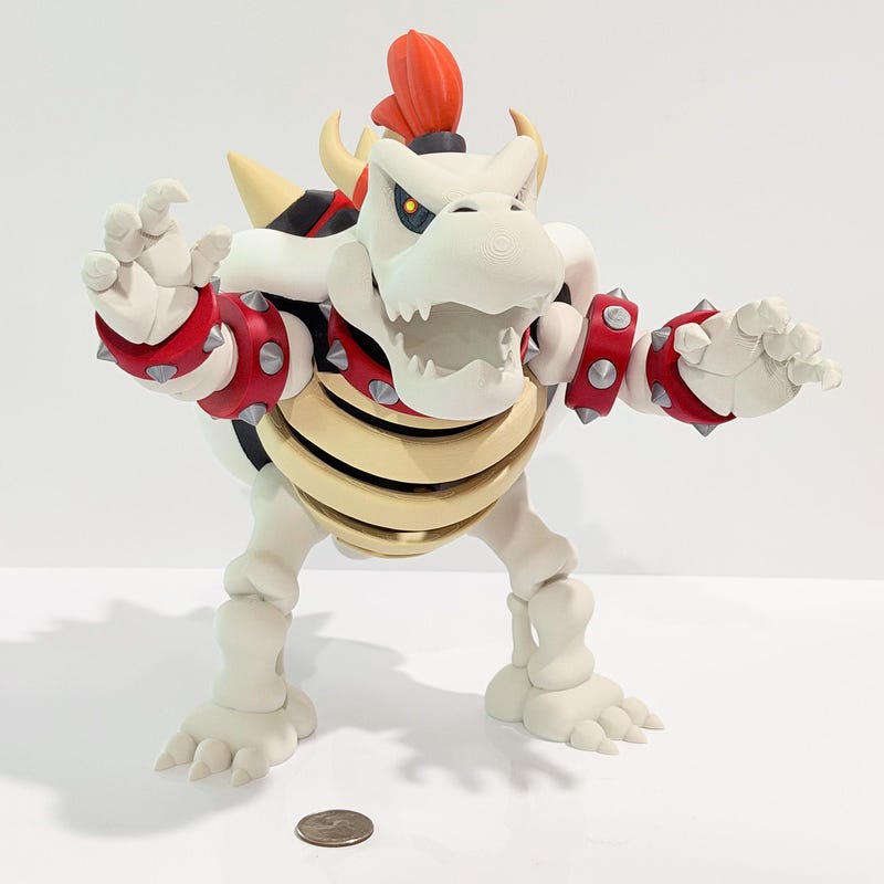 Bowser Statue Prints - Etsy
