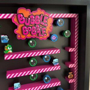 Bubble Bobble Shadow Box 3D Diorama 10.5” X 10.5” X 2.5” - Fan Art ...