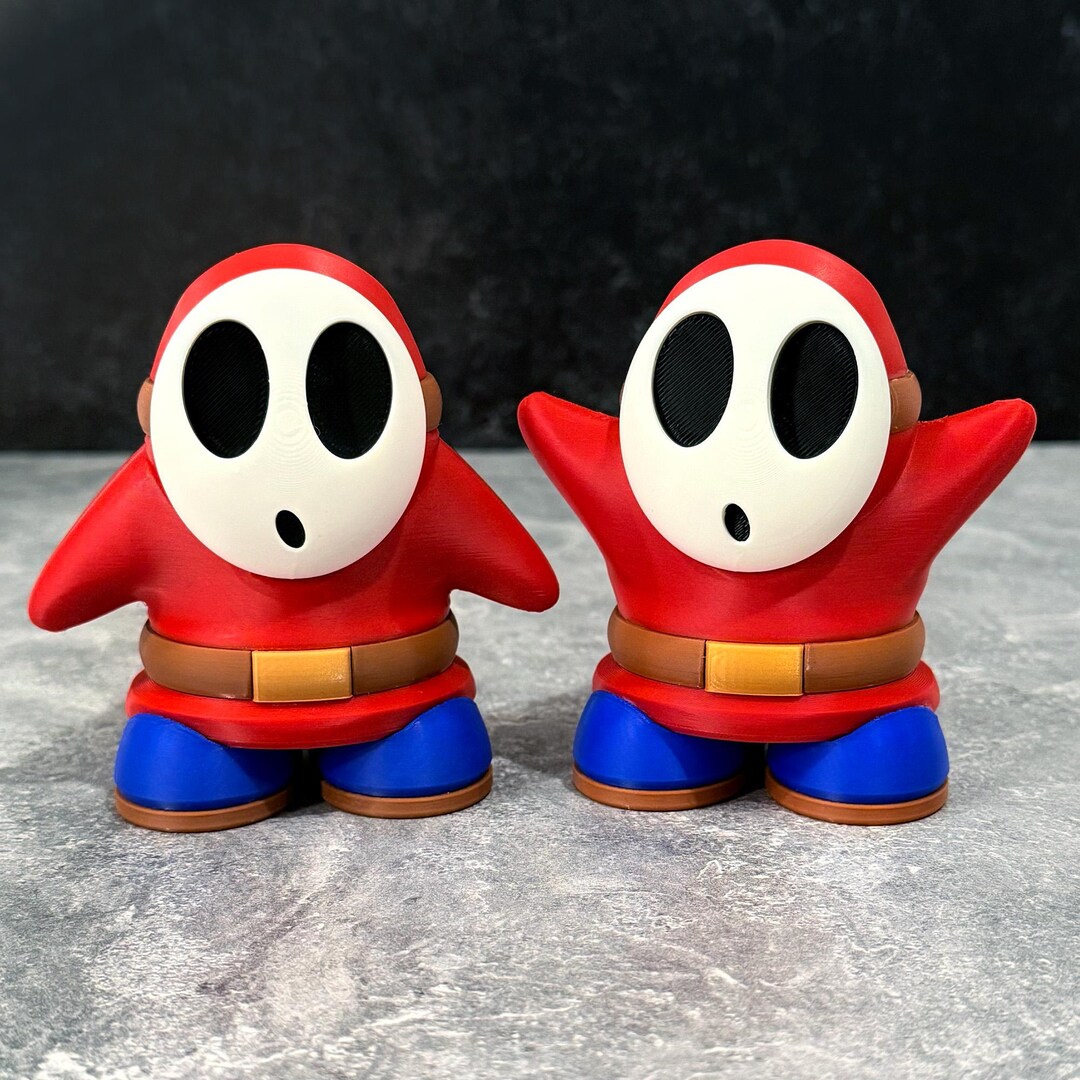 Shy Guy 3D Printed Figure - Collectible, Fan Art, Arcade & Gaming ...