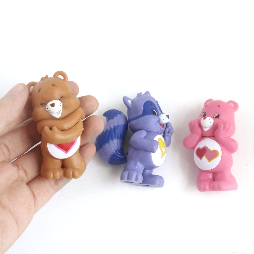Care Bears Cake Topper Tenderheart Bear Love a Lot Bear Bright Heart ...