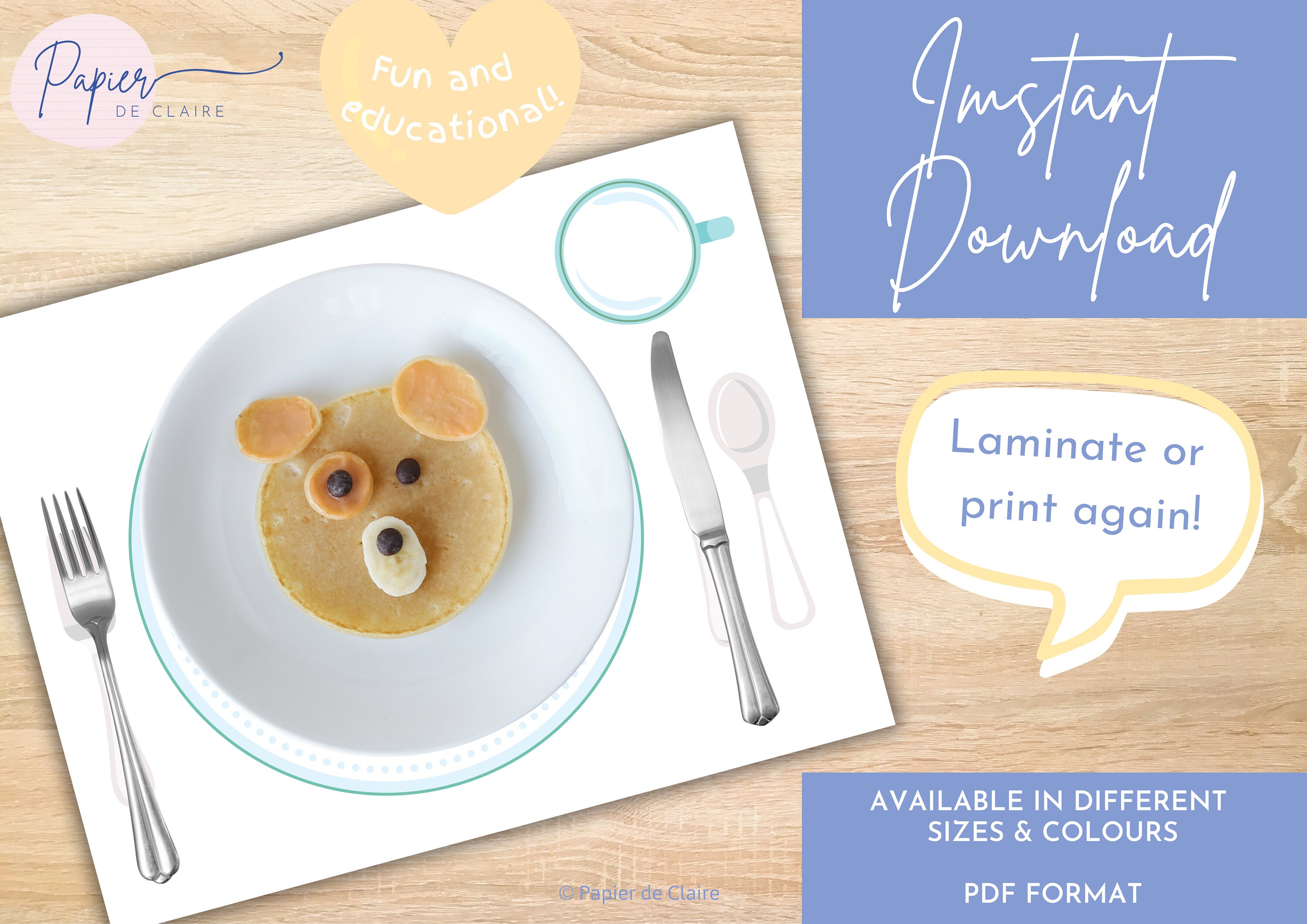 Montessori Kids Printable Placement Colour 3 Pack | Toddler Preschool ...