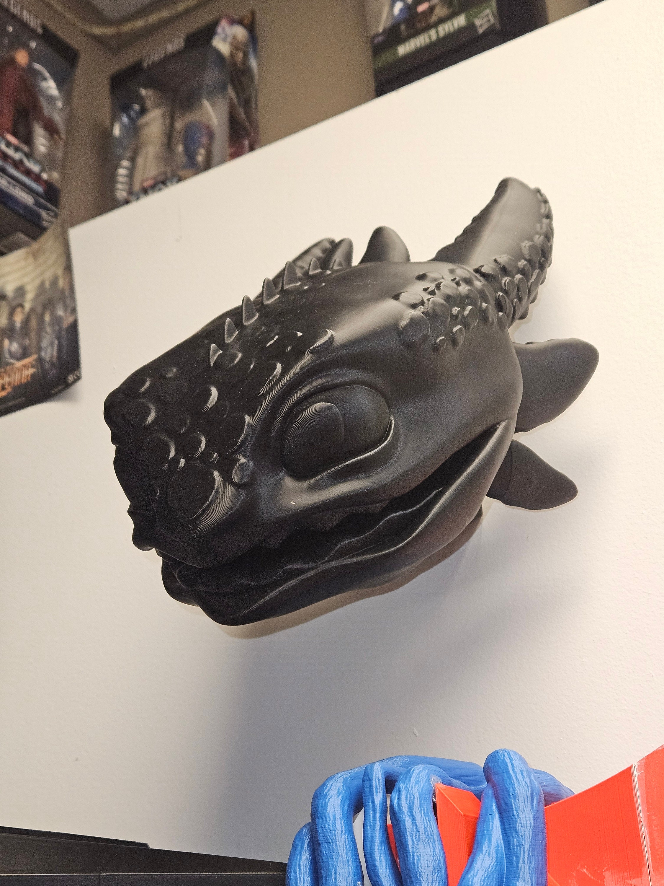 Toothless Wall Decor | 3D Printed - Etsy