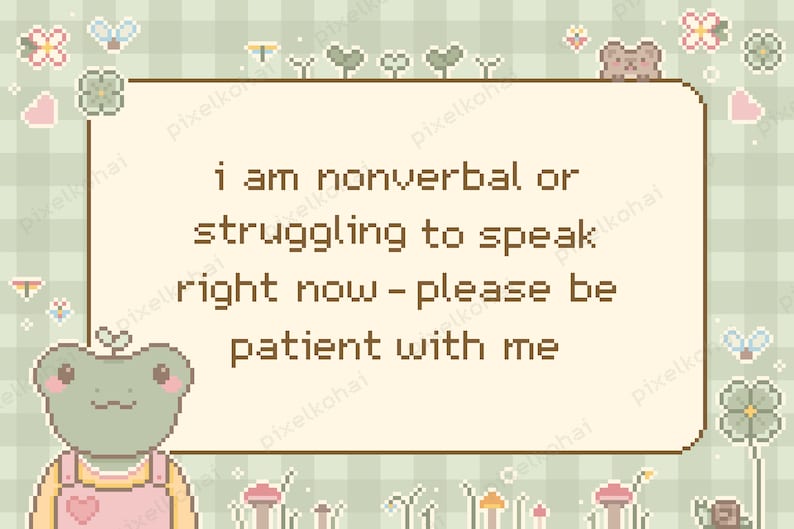 Cute Froggy Printable Communication Cards Non Speaking Non Verbal Semi ...