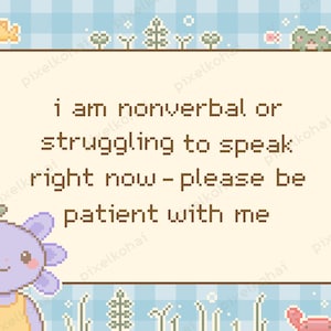 Awesome Axolotl Printable Communication Cards | Non Speaking | Non ...