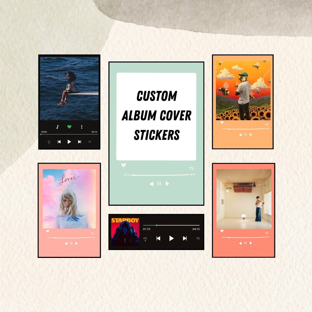 Custom Album Cover Stickers - Etsy Australia