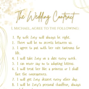 wedding gate contract