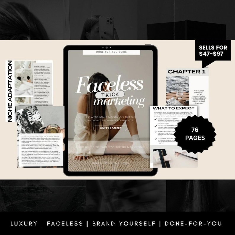 Faceless Digital Marketing Guide Bundle With Master Resell Rights MRR ...