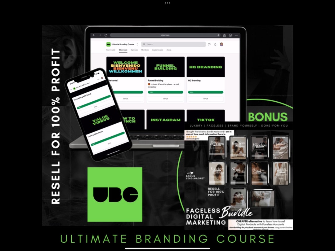Ultimate Branding Course UGC W/ Master Resell Rights MRR Digital ...