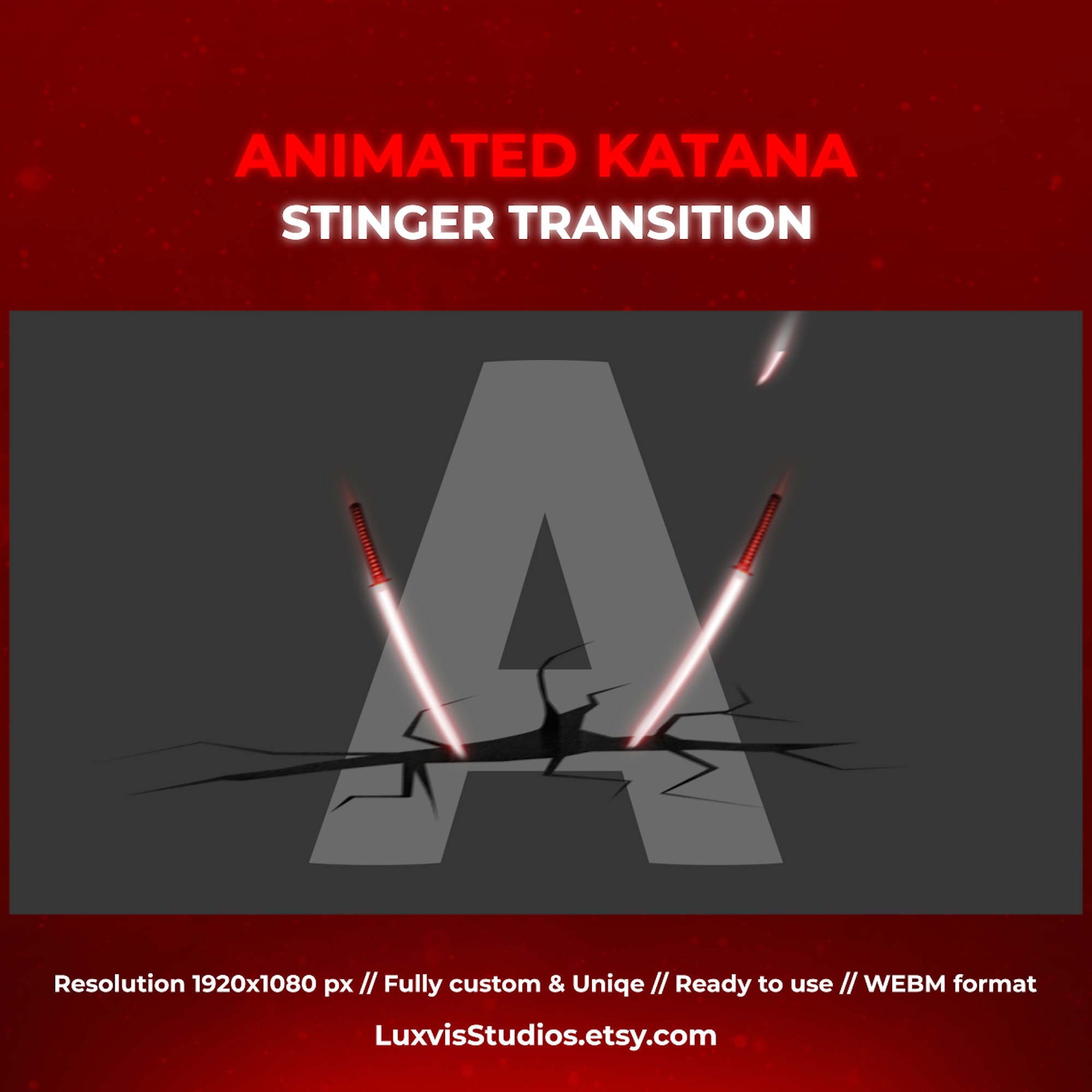 Katana Stinger Transition | Stream Transition | Animated Stream ...
