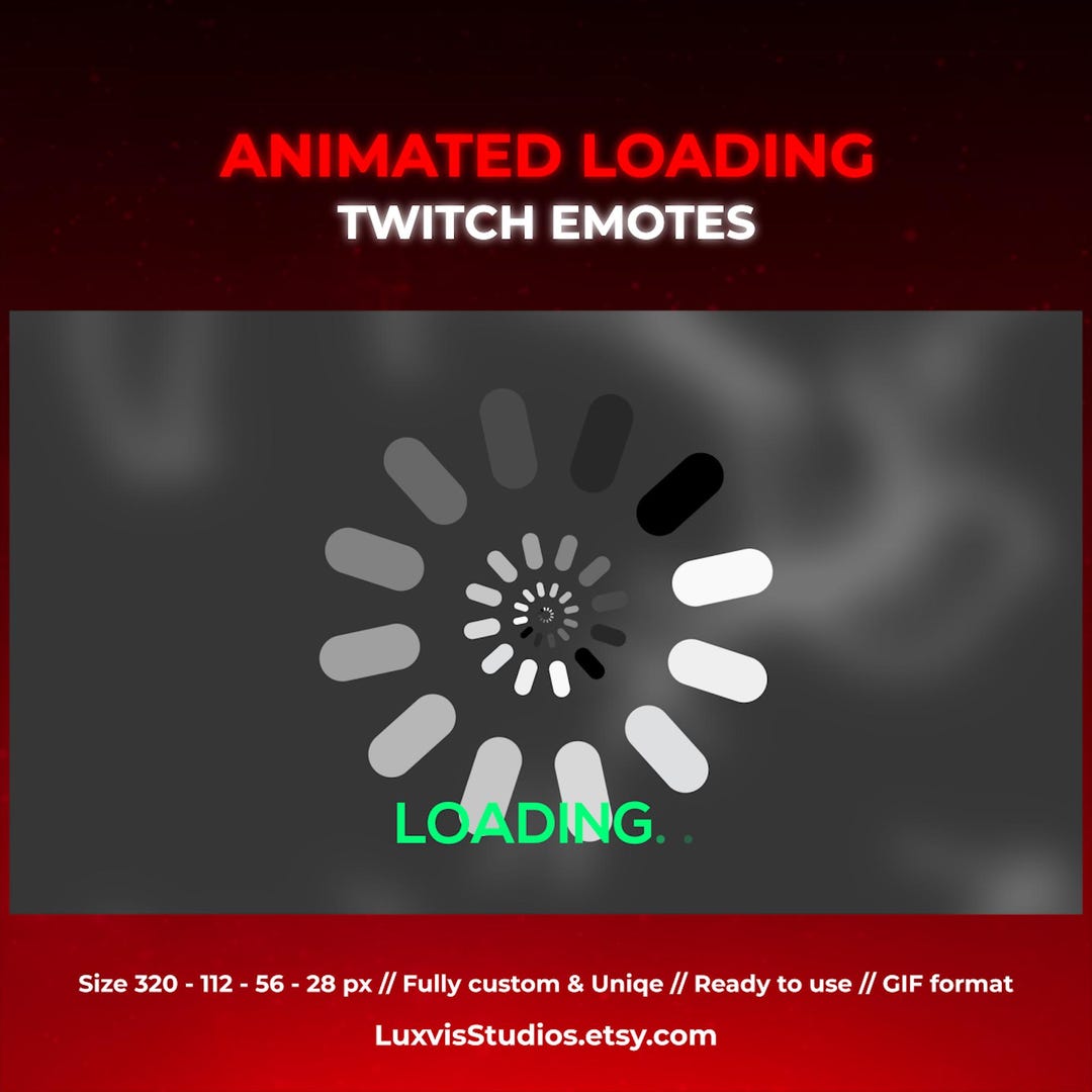 Loading Animated Emotes Twitch Animated Emote Loading Sub Emoji Twitch ...