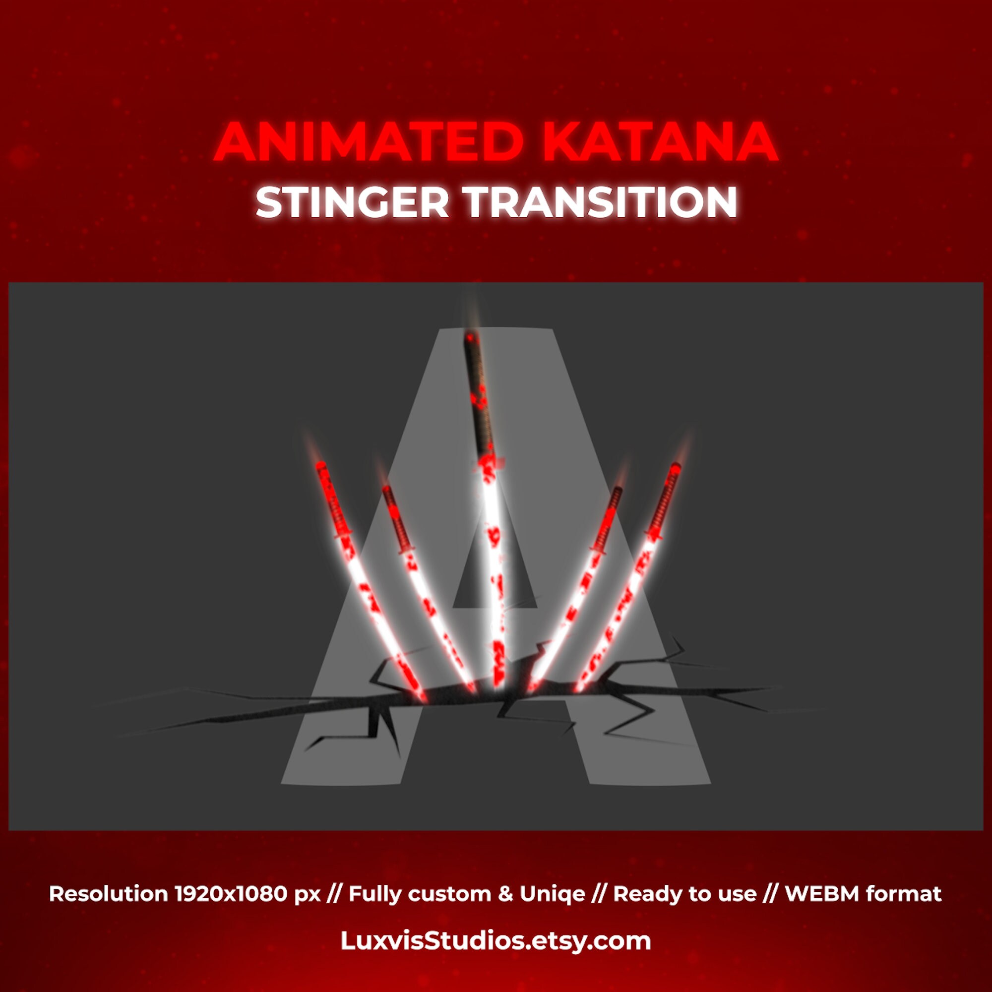 Katana Stinger Transition | Stream Transition | Animated Stream ...
