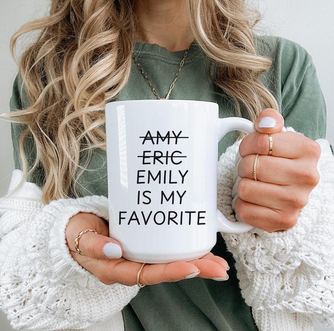 Funny Favorite Child Mug, Christmas Gift for Mom, Favorite Son ...