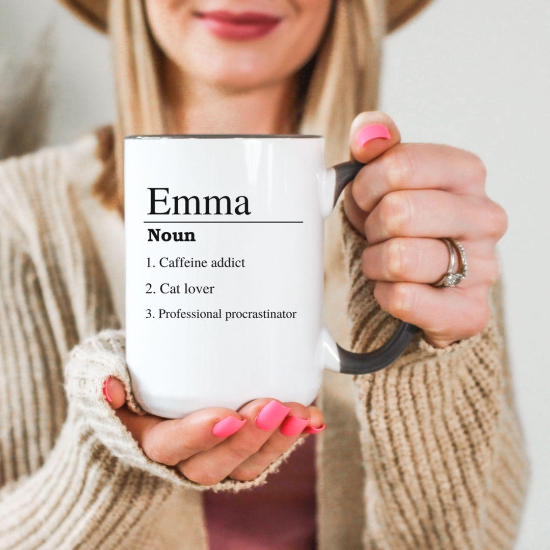 Personalized Name Definition Mug, Custom Name Mug, Personalized Name Mug, Personalized ...