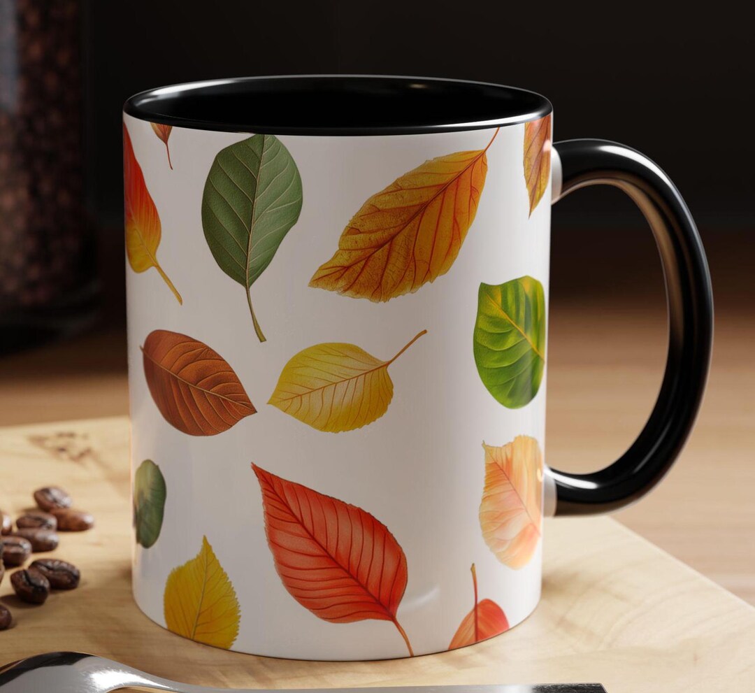 Autumn Leaves,fall Leaf Gift,garden Plant Lover,fall Leaves Mug,fall ...