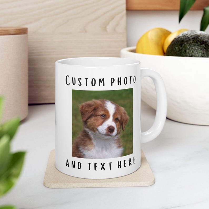 Custom Family Photo Mug, Family Photo Mug, Photo Mug, Personalized Mug ...