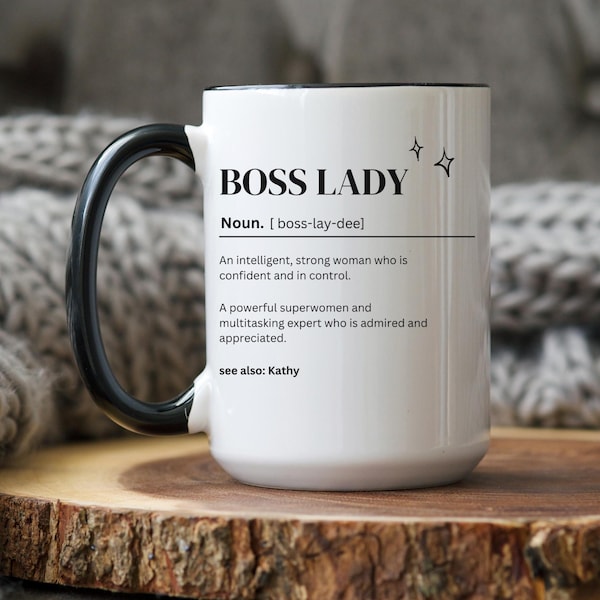 Boss Lady Mug - Etsy