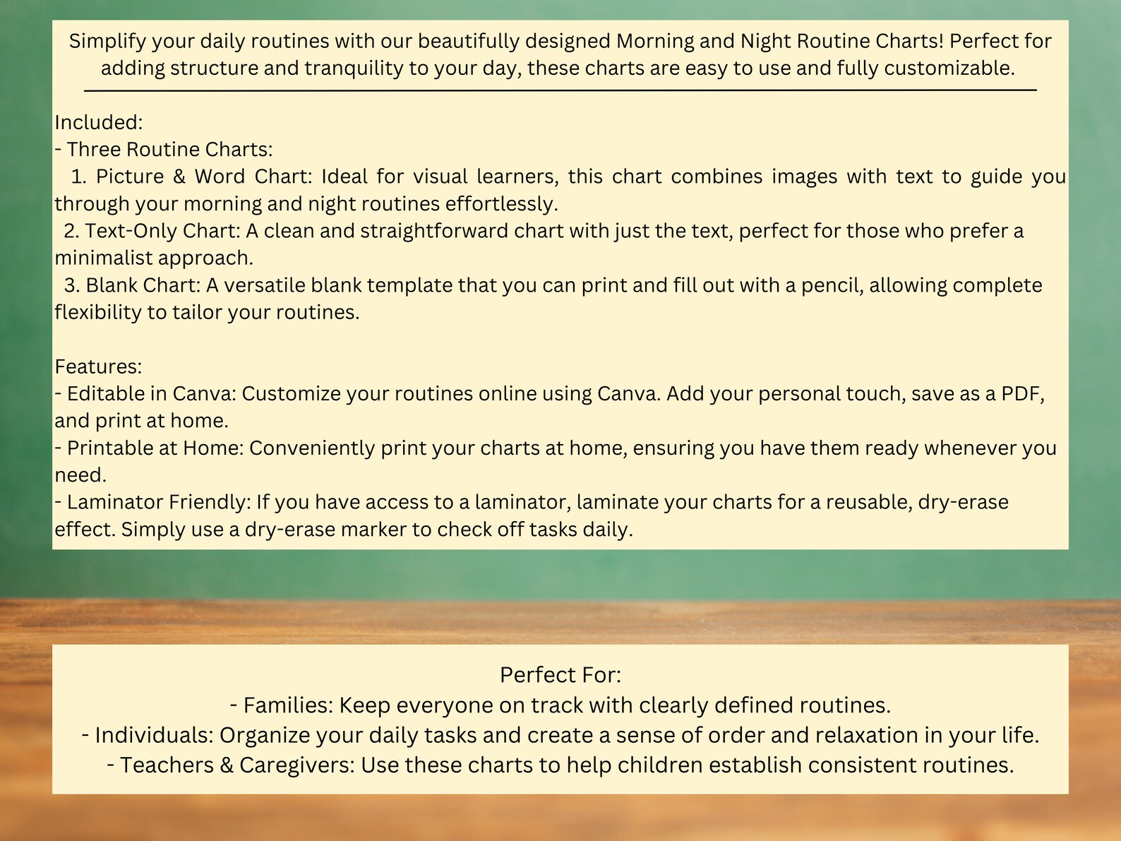 Boys Daily Routine Charts for Kids | Editable Customizable Canva | Pink ...