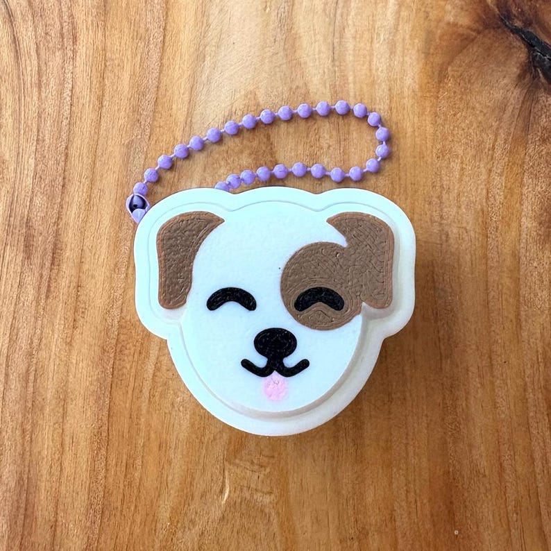 Dog Key Clicker Fidget Keychain | 3d Printed Sensory Toy - Etsy
