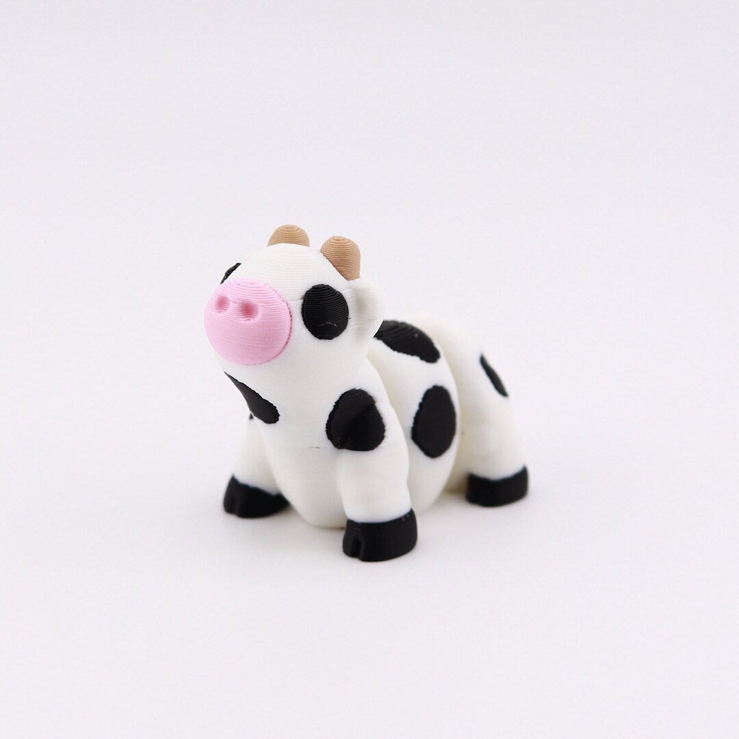 Baby Cow 3d Printed Articulated Fidget Friend Flexi Animal Sensory Toy ...