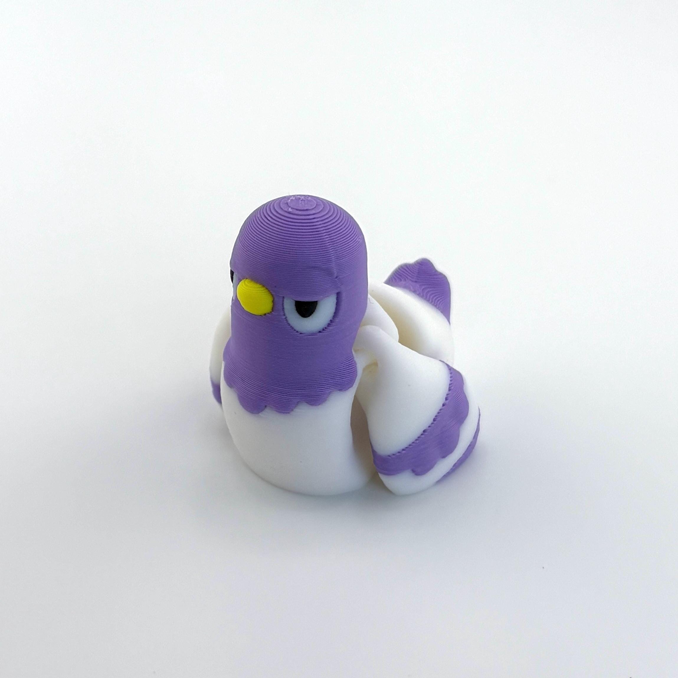 Baby Feathered Friends 3D Printed Fidget Animals | Articulated Flexi ...