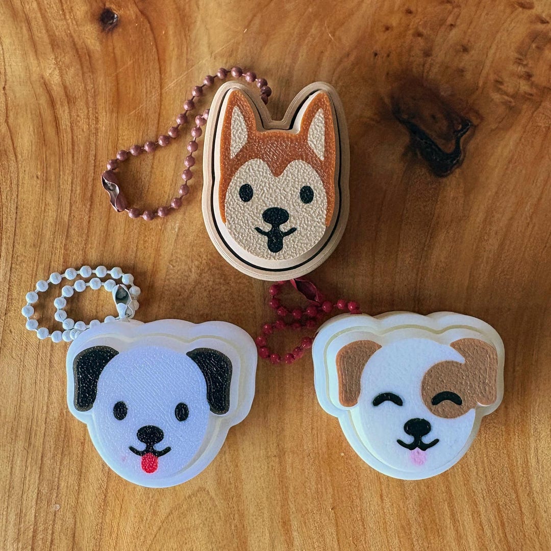 Dog Key Clicker Fidget Keychain | 3d Printed Sensory Toy - Etsy