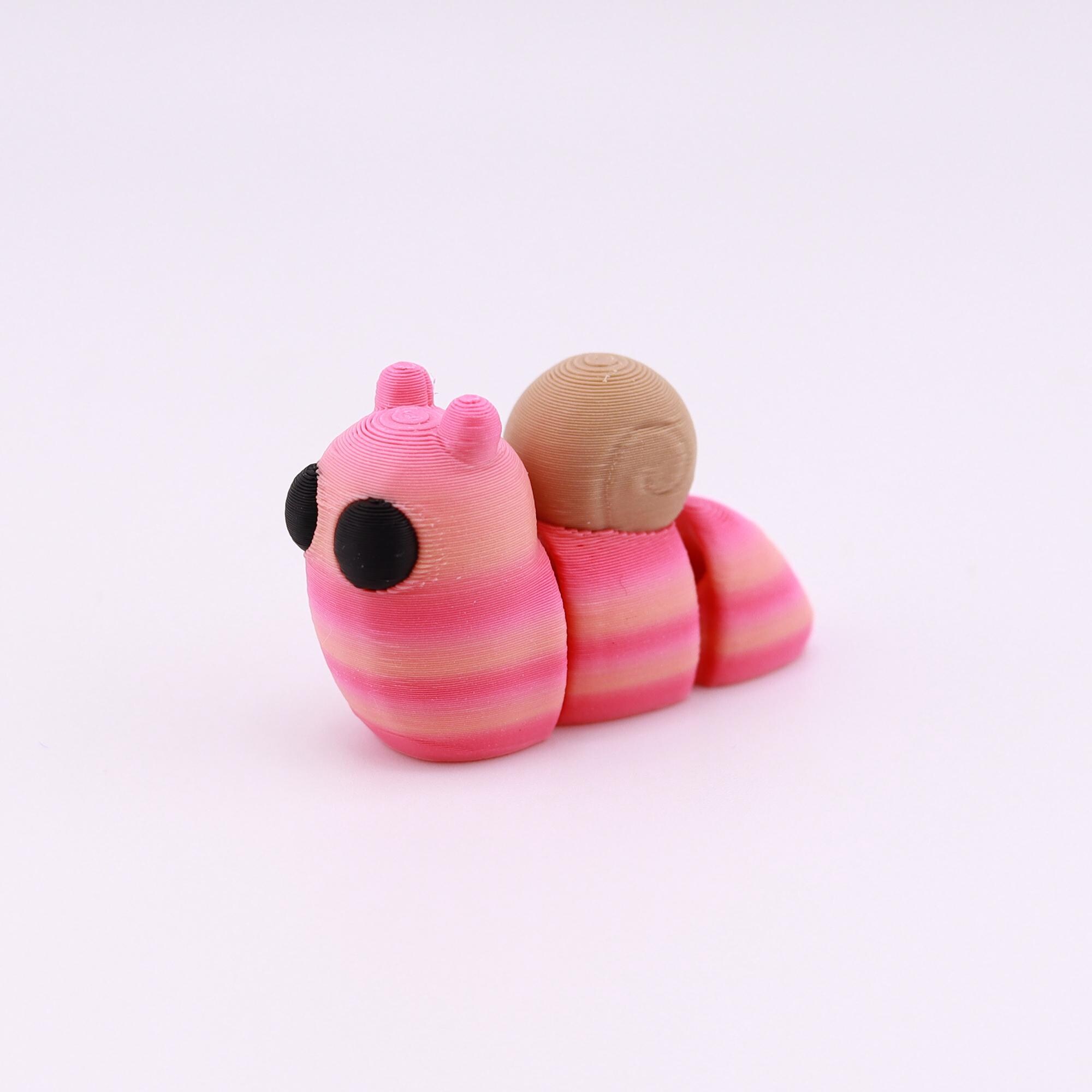 Baby Bugs 'N Slugs 3D Printed Fidget Toys | Articulated Flexi Animals ...