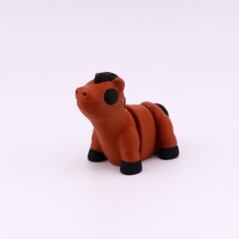 Baby Horse 3d Printed Articulated Fidget Friend Flexi Animal Sensory ...