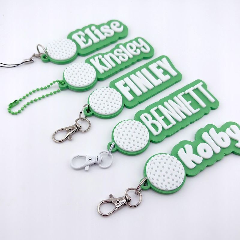 Acrylic Golf Keychains - Etsy