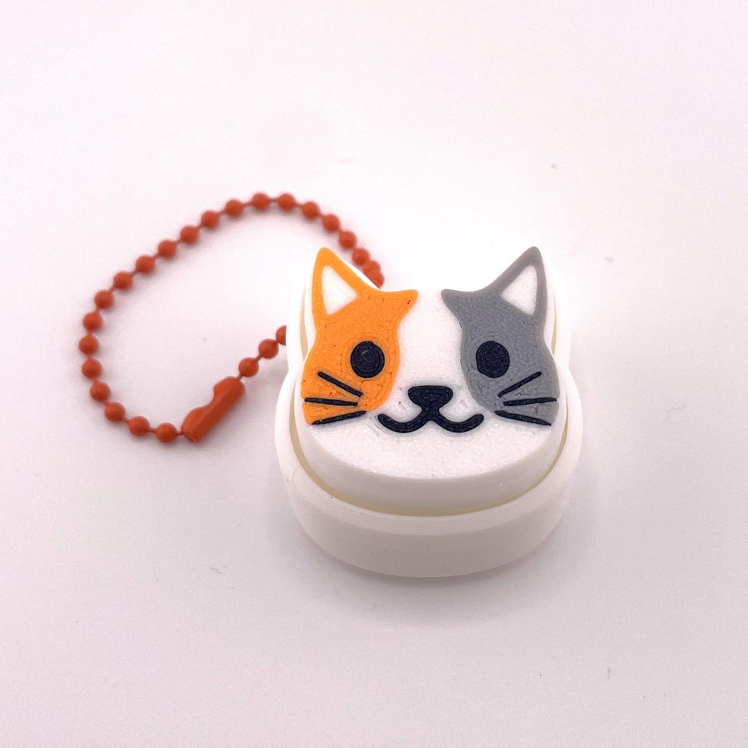 Cat Key Clicker Fidget Keychain | 3d Printed Sensory Toy - Etsy