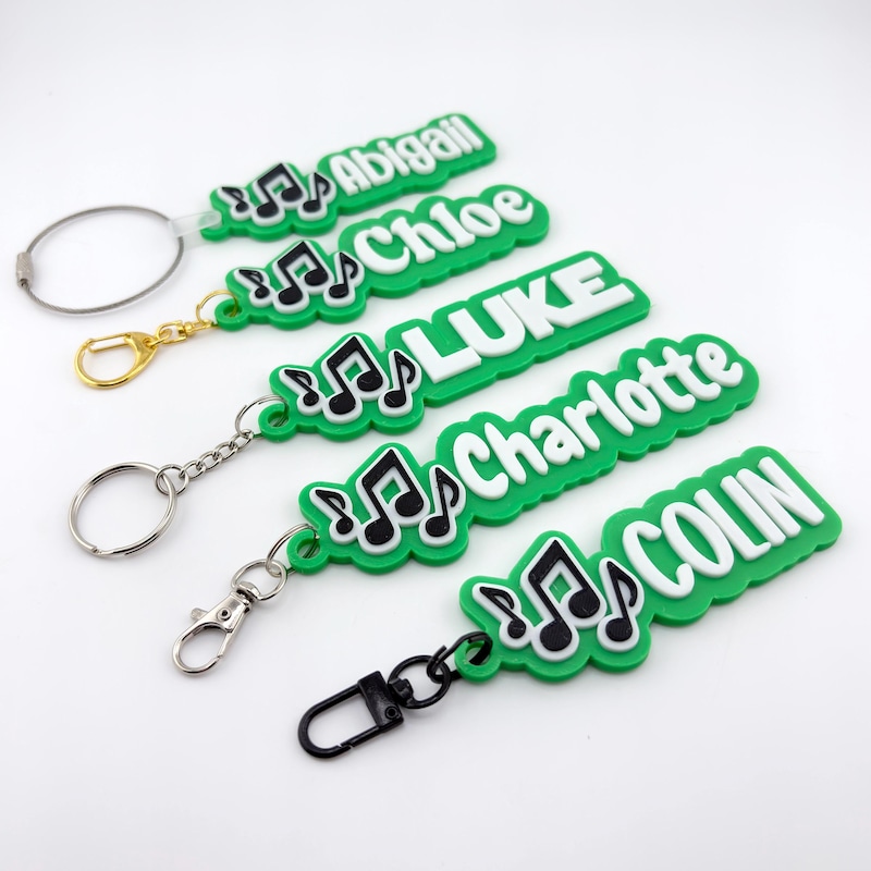 Acrylic Keychains Band - Etsy