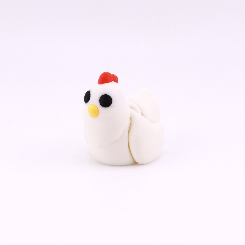 Baby Chicken 3d Printed Articulated Fidget Friend Flexi Animal Sensory ...