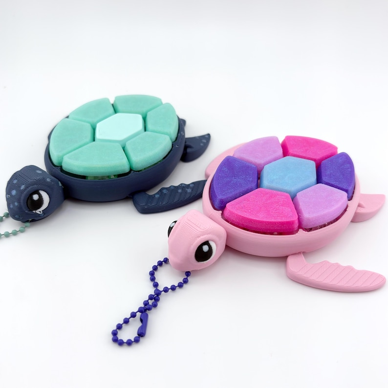 Turtle Multi-key Sensory Clicker Fidget Toy - Satisfying Tactile Fun ...