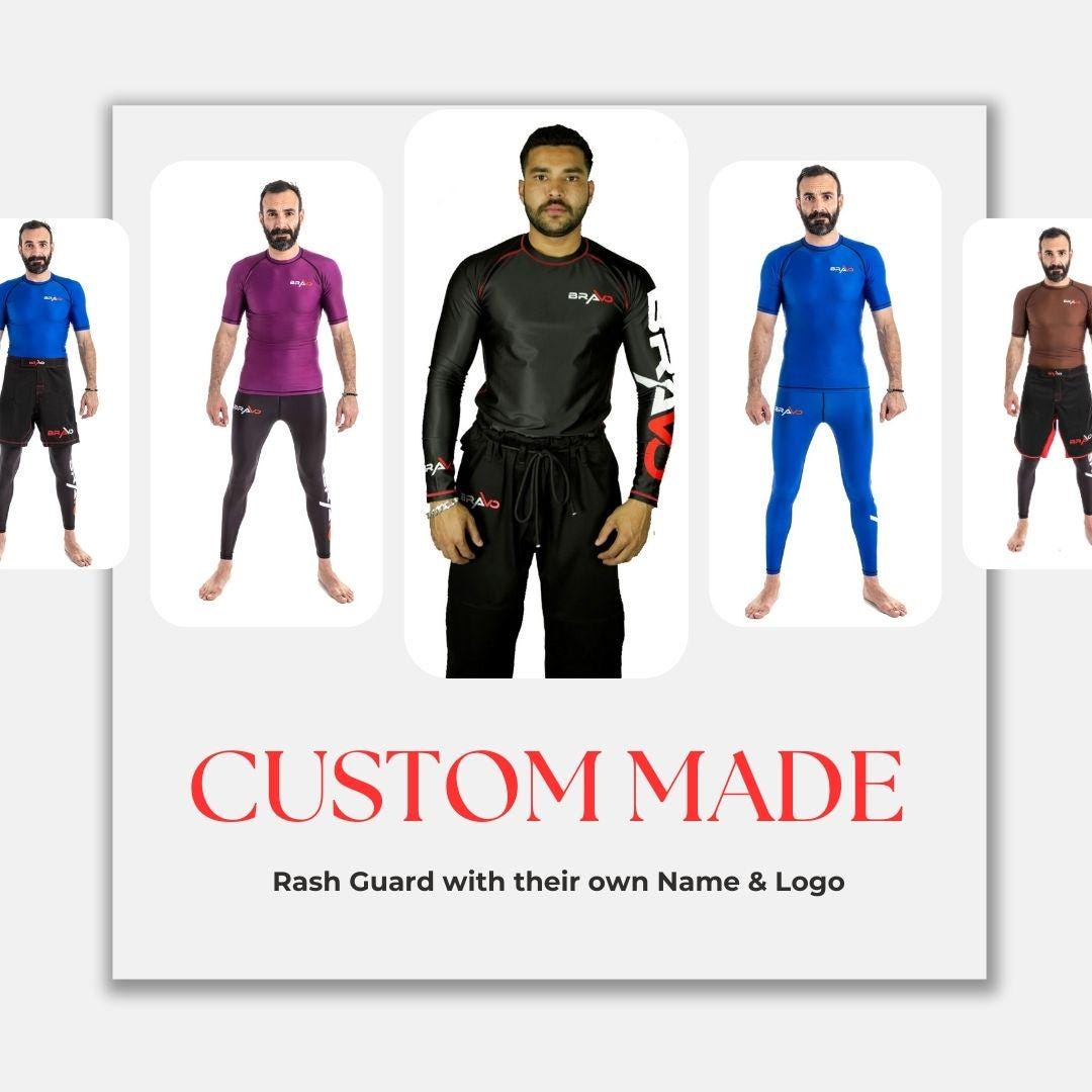 Nogi Rash Guard, Ranked BJJ Rash Guard, Rash Guard Men, Jiujitsu, Rash ...
