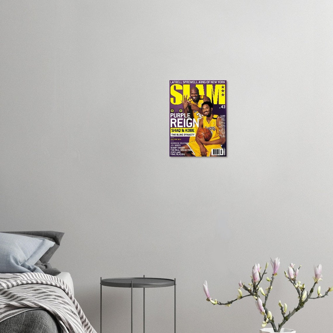 SLAM Kobe and Shaq Poster for Room - Etsy