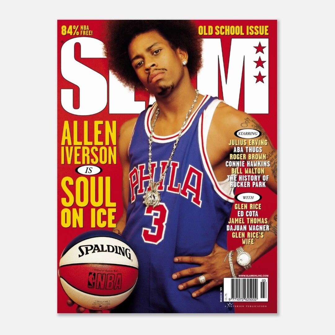SLAM Allen Iverson Poster for Room - Etsy