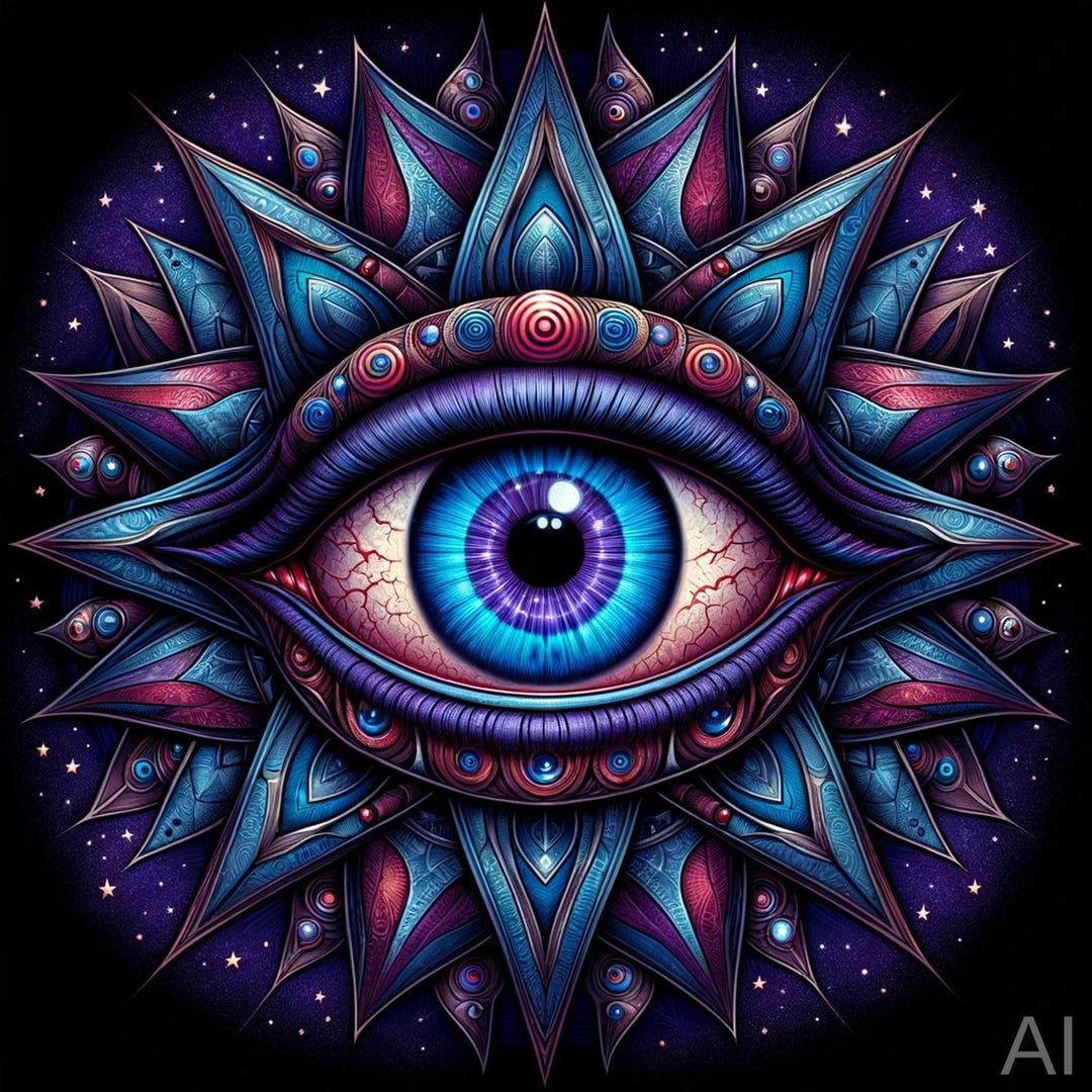 Instant Art Downloads Collection Mystic Vision Mandala Art. – 5 High ...