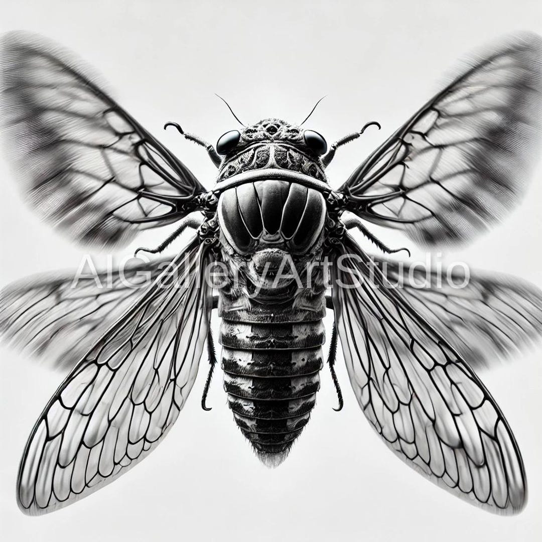 5 Dynamic High-resolution Images of Flying Cicadas Perfect for Nature ...
