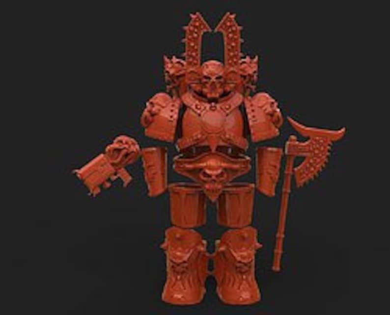 Kharn the Betrayer Full Armour Stl File - Etsy